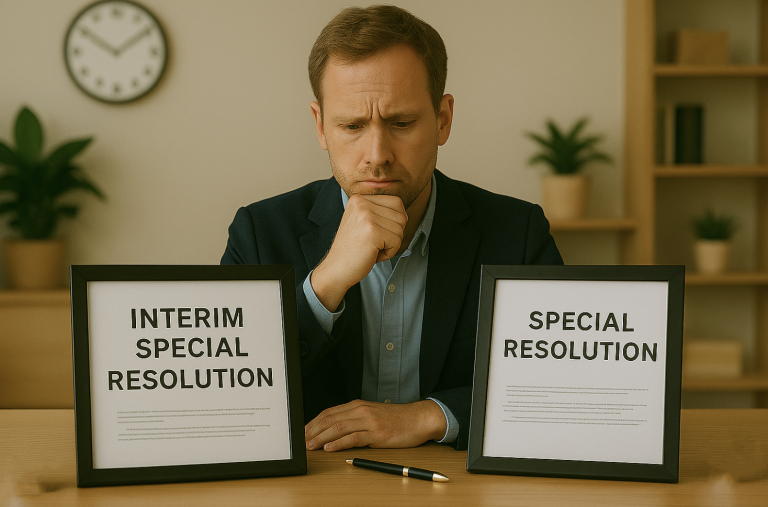 When Does an Interim Special Resolution Become a Special Resolution in Victoria?